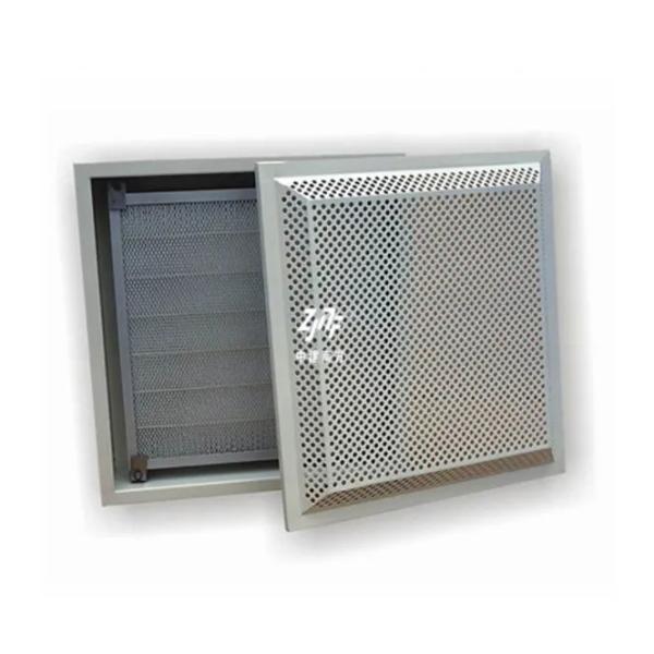 위쪽 고효율 라미나리 흐름 후드 공기 공급 출구 120V 청정실 HVAC HEPA 필터레이션 시스템