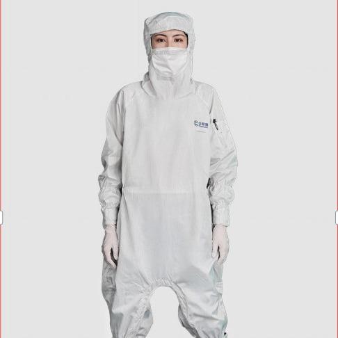 Quality Washable Cleanroom Supplies ESD Polyester Conductive Filament Sterile Apparel For Semiconductor Medical Industry for sale