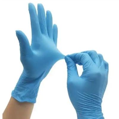 China Market Overview Cleanroom Nitrile Gloves for Food Chemical Industries for sale