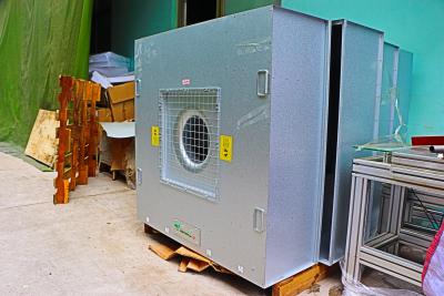 China 4x4 4ft HEPA H14 Laminar Flow Hood Air Cleaning Equipment FFU For Mushroom Growing for sale