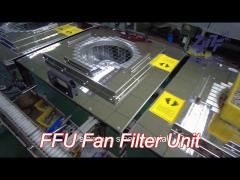 Efficienza Unità di filtro del ventilatore in acciaio inossidabile FFU con filtro HEPA H13/H14