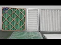 Industria fornitura di fabbrica Cornice di cartone Prefiltro per aria G3 G4 Materiale di fibra di vetro di cotone grezzo non tessuto