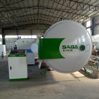 China Radio Frequency Wave Wood Drying Chamber Timber Dryer Kiln Machine HFVD45-SA for sale