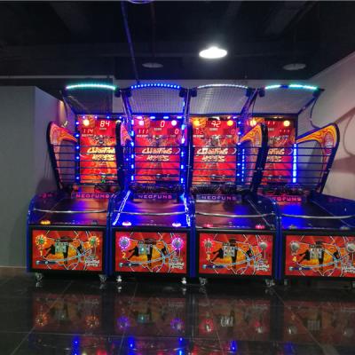 Cina Coin Operated Arcade Basketball Arcade Game Automatic Electronic Indoor Basketball Machine in vendita
