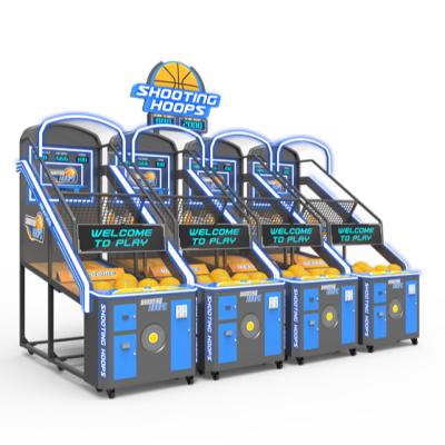 Cina Indoor Arcade Basketball Shooting Game Simulator Basketball Coin Operated Game Street Machine For Game Center in vendita