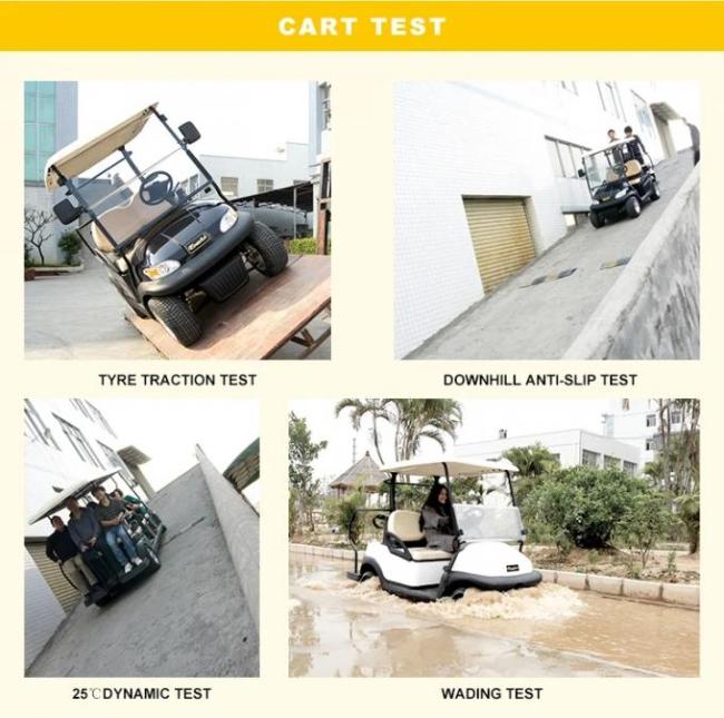 A1H2/LC Hotel Buggy Electric Car 48V Trojan Battery For 2 Passengers 9
