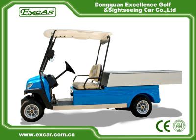 China 3.7KW blauwe buggy auto voor hotel boerderij met 48V lithiumbatterie Te koop