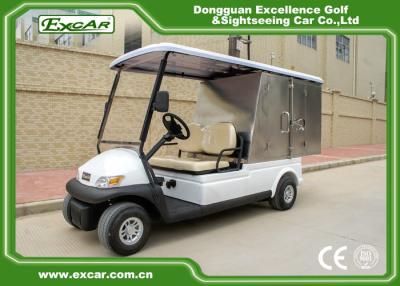 China White Hotel Buggy Car Electric Utility Carts with Customized Cargo 350A USA Curtis Controller for sale