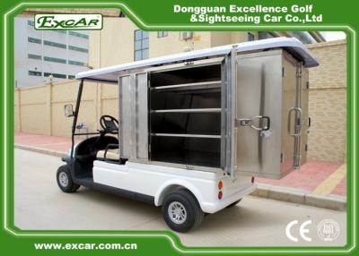 China White Hotel Buggy Car Electric Utility Carts with Customized Cargo 350A USA Curtis Controller for sale
