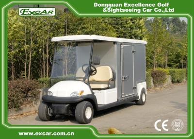 Cina Carretto bianco dell'alimento dei carretti di impianto elettrico di EXCAR con due supporti di tazza profondi di Seater E-KEY con carico su misura in vendita