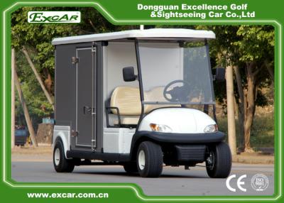 Cina Carretto bianco dell'alimento dei carretti di impianto elettrico di EXCAR con due supporti di tazza profondi di Seater E-KEY con carico su misura in vendita