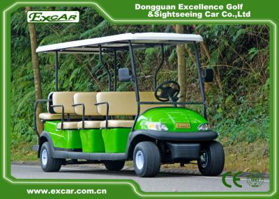 China Tourist Electric Sightseeing Car , 3.7kw 48v Trojan Battery Operated Golf Cart for sale