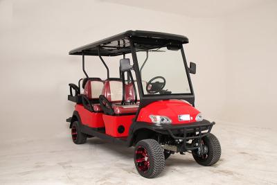Cina Sedile posteriore pieghevole auto da golf elettrica sollevata 4 + 2 colore rosso serie A in vendita