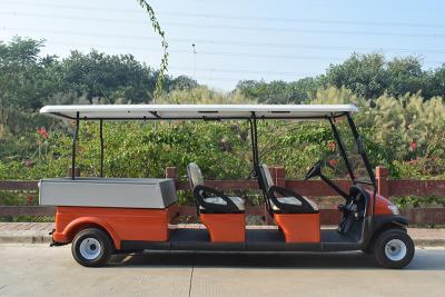 Cina Orange Dump Bed 48V Electric Golf Cart con 4 passeggeri in vendita