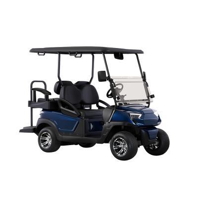 China Premium Electric Golf Buggy 2+2 With Rear Flip Flop Seat for sale