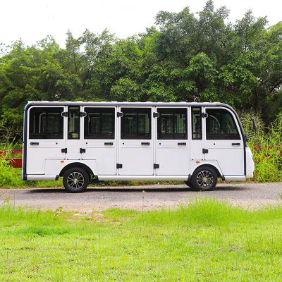 China All-weather Enclosed Electric Sightseeing Shuttle Bus For 14 Passengers for sale