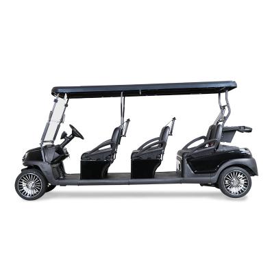 China Resort Gast Shuttle 6-Sitzer elektrischer Golfwagen zu verkaufen