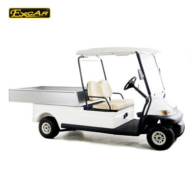 China 48V TROJAN Battery Electric Utility Car With Cargo Box for 2 Passengers Strong Power and Long Range for sale