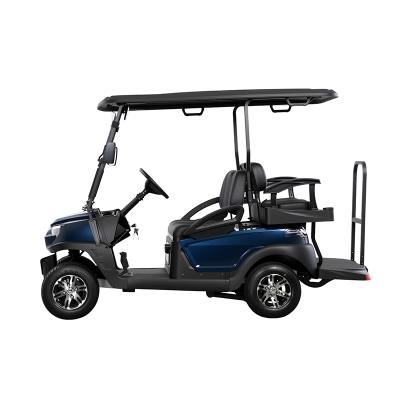 China Premium Electric Golf Buggy 2+2 With Rear Flip Flop Seat for sale