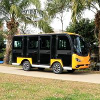 China 11 Passenger Fully Enclosed Electric Sightseeing Shuttle Bus 72V 7.5KW AC Motor 4300x1845x2020mm for sale