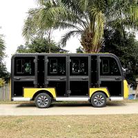 China 11 Passenger Fully Enclosed Electric Sightseeing Shuttle Bus 72V 7.5KW AC Motor 4300x1845x2020mm for sale
