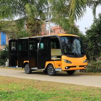 China 11 Passenger Fully Enclosed Electric Sightseeing Shuttle Bus 72V 7.5KW AC Motor 4300x1845x2020mm for sale