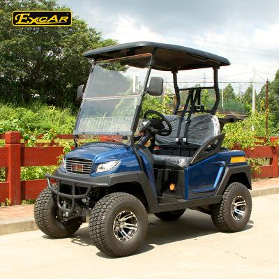 China 4 Wheel Electric Hunting Golf Carts 48V PP Plastic Cowl Electric Hunting Buggy for sale