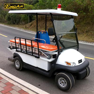 China CE Approved Electric Ambulance Car 2 Seats 3.7KW Motor Ambulance Golf Cart for sale