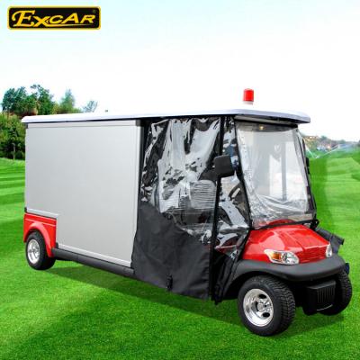 China EXCAR A1H2 / EC Emergency Golf Carts With Closed Cargo Bed Aluminum Chassis for sale