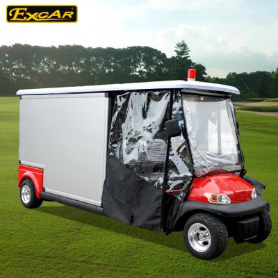 China Steel Chassis Waterproof Medical Golf Cart With Light And Horn for sale