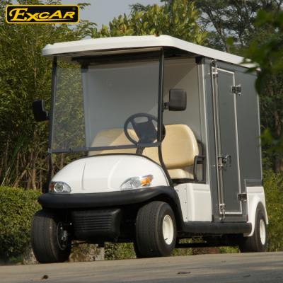 China 48V Trojan Battery Electric Food Cart Vending Golf Cart With Container for sale