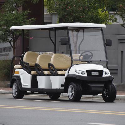 China ISO Approved 48V Trojan Battery Electric Sightseeing Passenger Car with Curtis Controller for Energy-Efficient Operation in Outdoor Tourist Attractions for sale