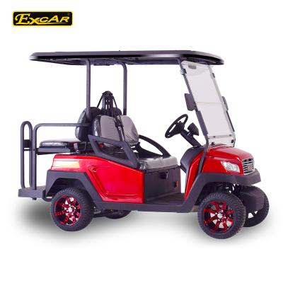 China Electric Golf Carts 4 Seater with High Frequency Onboard Charger Trojan Battery and Curtis Controller Ensuring Power and Long Mileage for sale