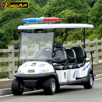 China EXCAR 48V 4 Seats Electric Patrol Car Electric Patrol Vehicle Customized Logo for sale