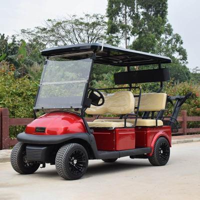 China KDS Motor 4 Person Golf Cart WIde And Soft Seat Bottom And Backrest for sale