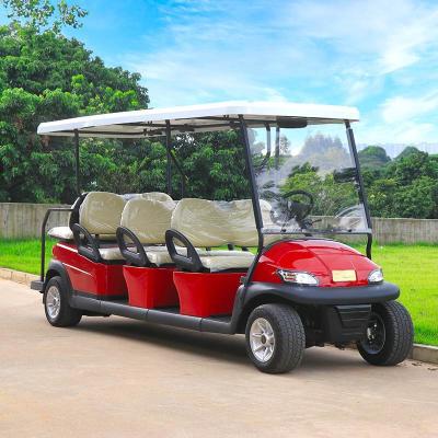 China Steel Chassis 24KM/H 8 Seater Club Cruiser Electric Golf Carts for sale
