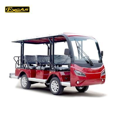 China Excar Electric Golf Shuttle Bus For Sightseeing Journeys With 72V Trojan Battery for sale
