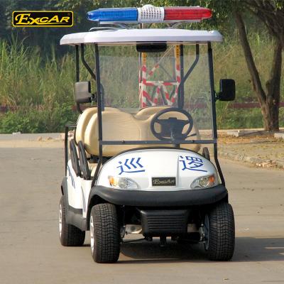 China CE Approved White Electric Security Car – 6-Seater Electric Patrol Vehicle for sale