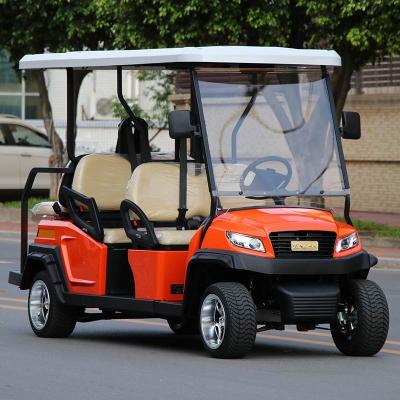 China Excar 48V 6 Person Golf Carts , Electric Golf Buggy With Sun Shades for sale