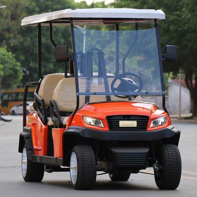 China 4 Wheels 6 Seater Electric Golf Car With Lithium / Lead Acid Battery for sale
