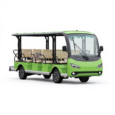 China Small Electric Shuttle Bus With Roof & Windshield For Large Parks Playground for sale