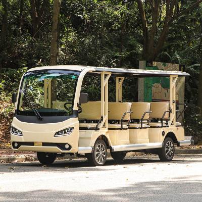 China EXCAR G1S14 Electric Passenger Car 48V Trojan Battery Powered Electriic Sightseeing Bus for sale