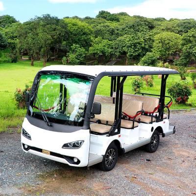 China Eco Friendly Electric Tourist Car Black 14 Seats High Frequency Onboard Charger for sale