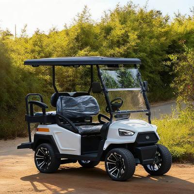 China EXCAR new model BN series golf carts, popular 4 seater electric golf cart with 10.3 inch display for sale