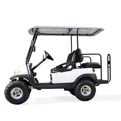 China Lifted 2+2 Seaters Electric Golf Cart with Lithium Battery for sale