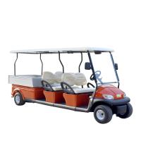 China 4 Seater Utility Cart with Cargo Box 48V 5KW 580kg Payload Electric Golf Buggy for sale