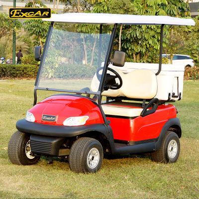 China Small 48V Double Seater Electric Golf Car With 3.7KM AC Motor for sale