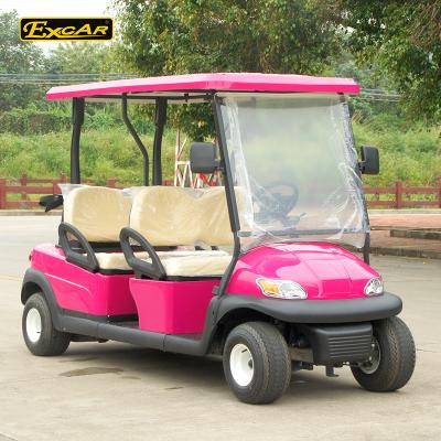 China 4 Person Excar Golf Car Popular Design CE Certificated Color Optional for sale
