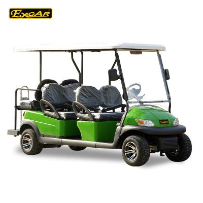 China 6 Passenger Electric Golf Carts , 48V Trojan Battery Golf Buggy Car for sale