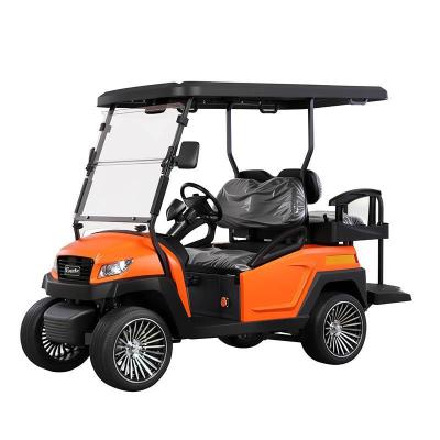China Green Hunting 4 Passenger Golf Cart With Trojan Battery 275A Controller for sale